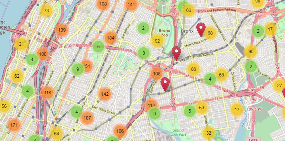 NYC Pedestrian Accident Statistics | Crash Map